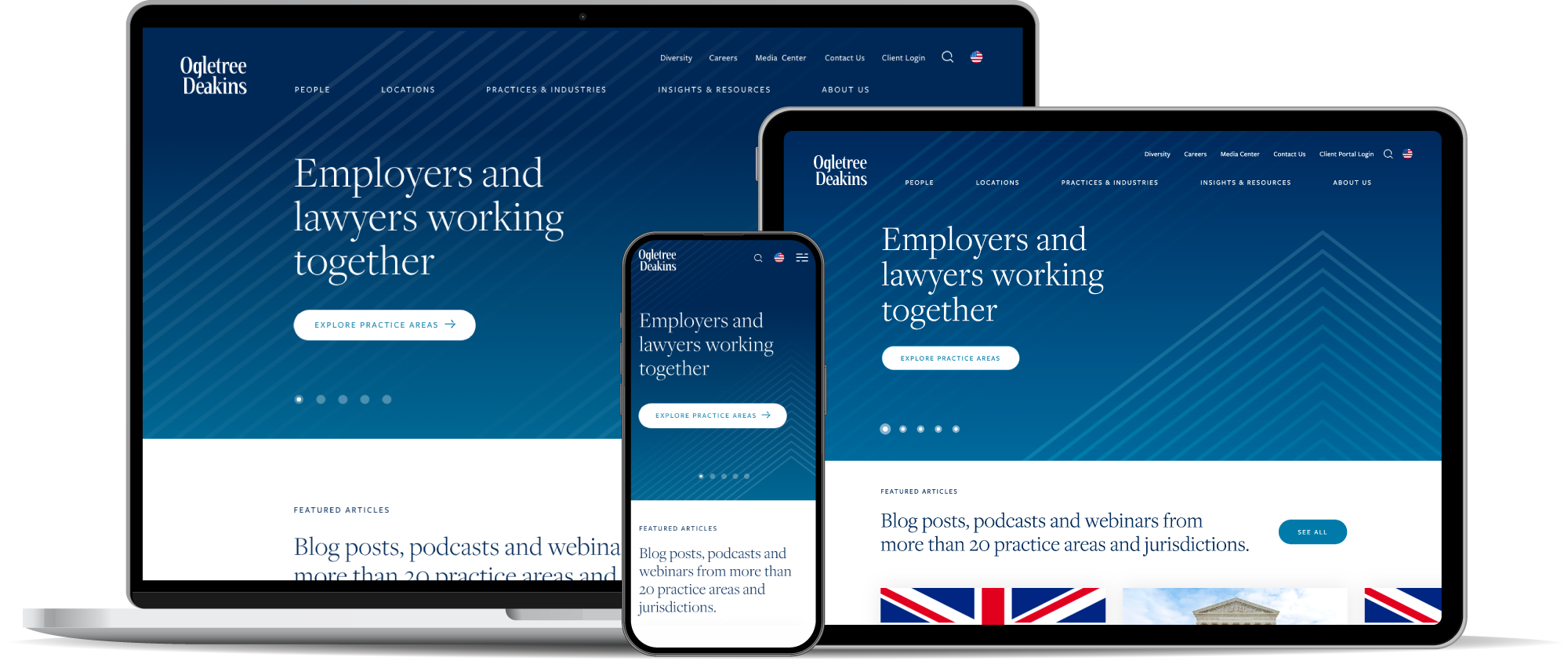 Ogletree Deakins Website Redesign | Digital Marketing Case Study