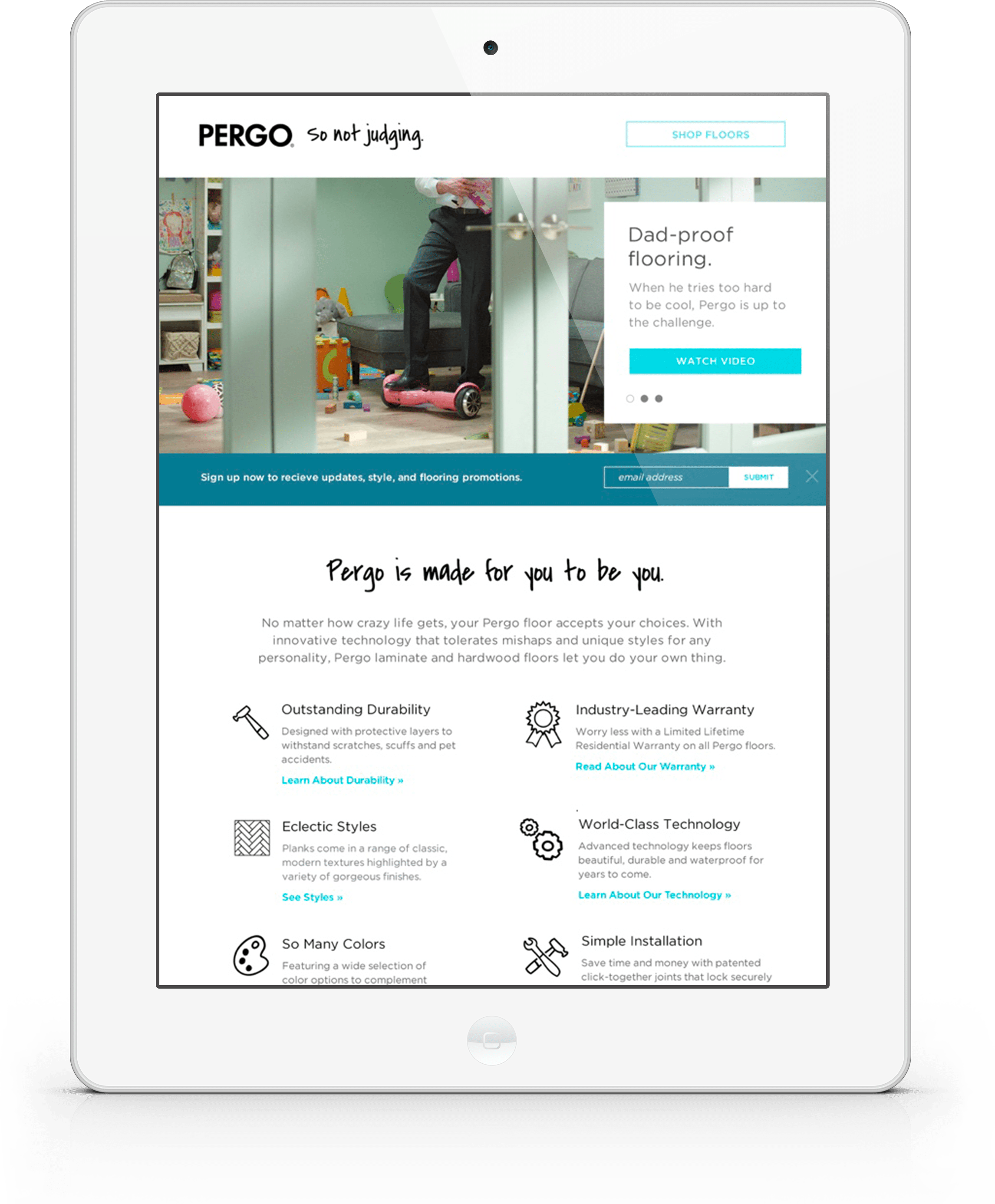 Pergo Brand Campaign | Digital Marketing Agency Case Study