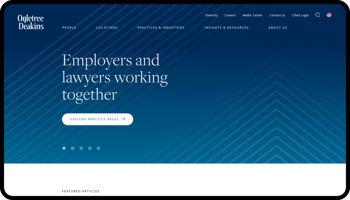 Ogletree Deakins Website Redesign | Digital Marketing Case Study